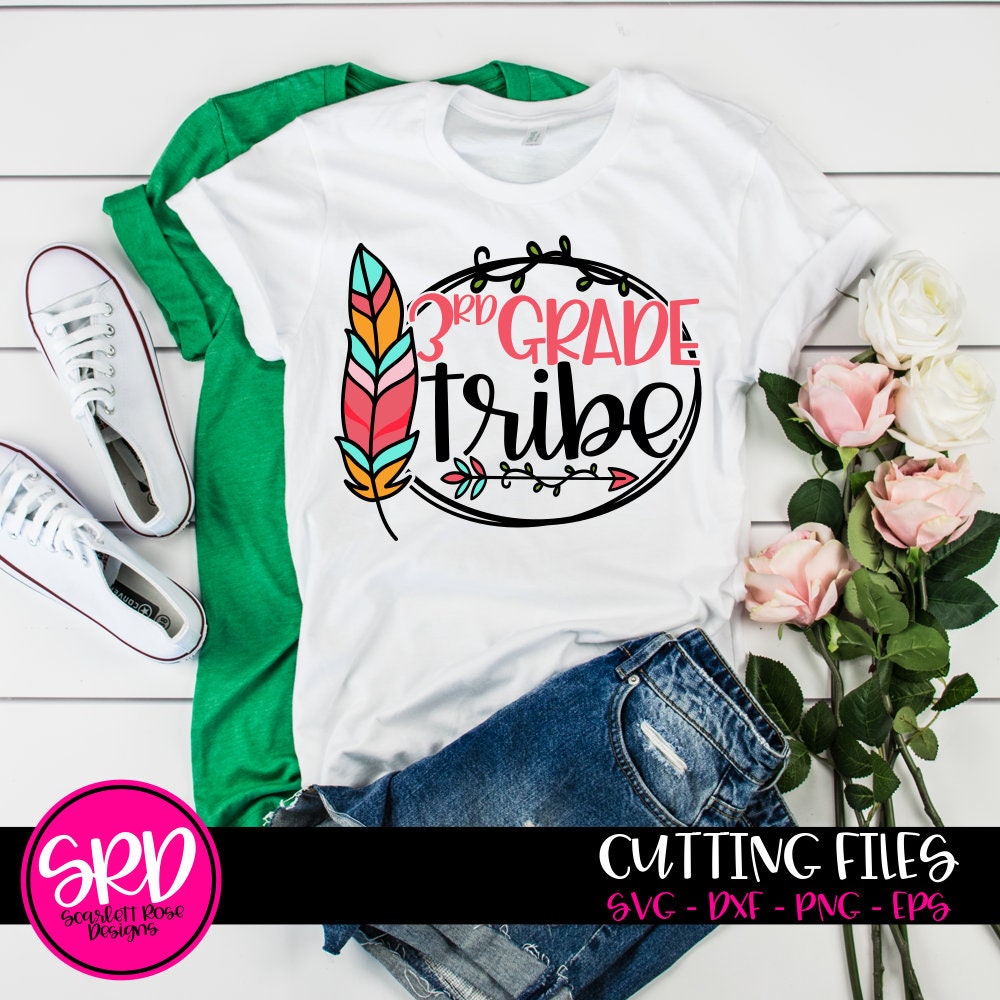 Back to School 3rd Grade Tribe SVG Third Grade Svg School | Etsy