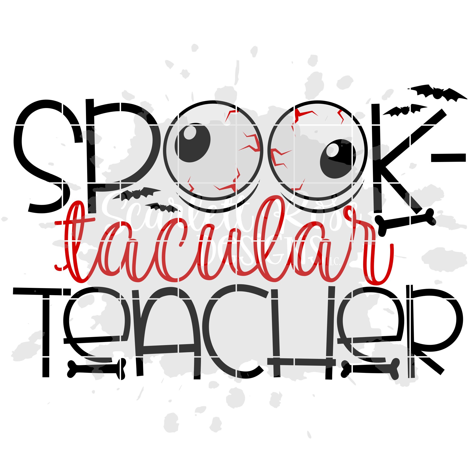 Halloween Svg Teacher Svg Spook Tacular Teacher Svg Design | Etsy