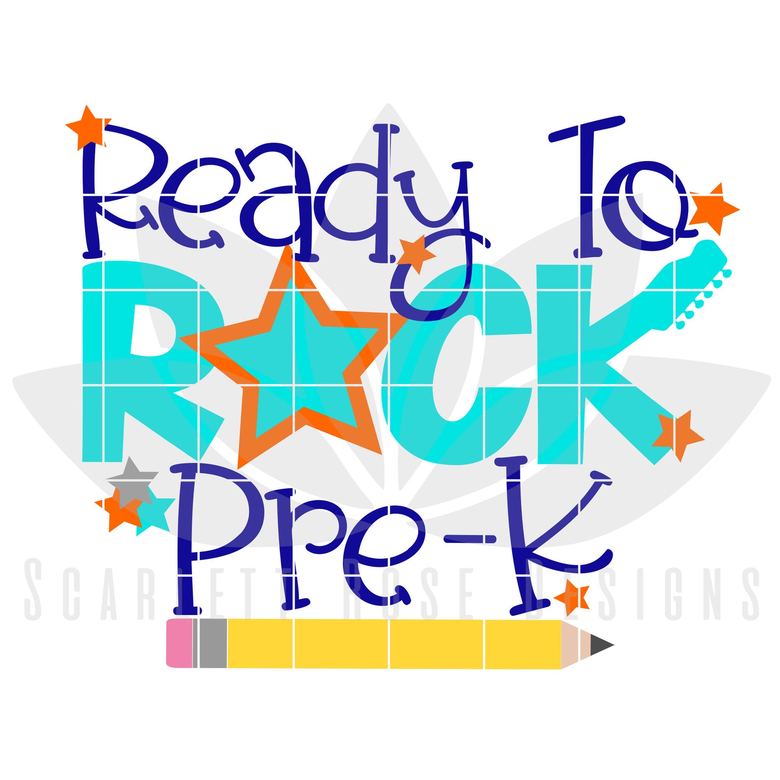 School Svg Ready to Rock Pre K Svg Pre K SVG Svg Cut File - Etsy