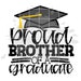 Proud Brother of a Graduate SVG, Svg Cut File, Graduation Shirt, Senior ...