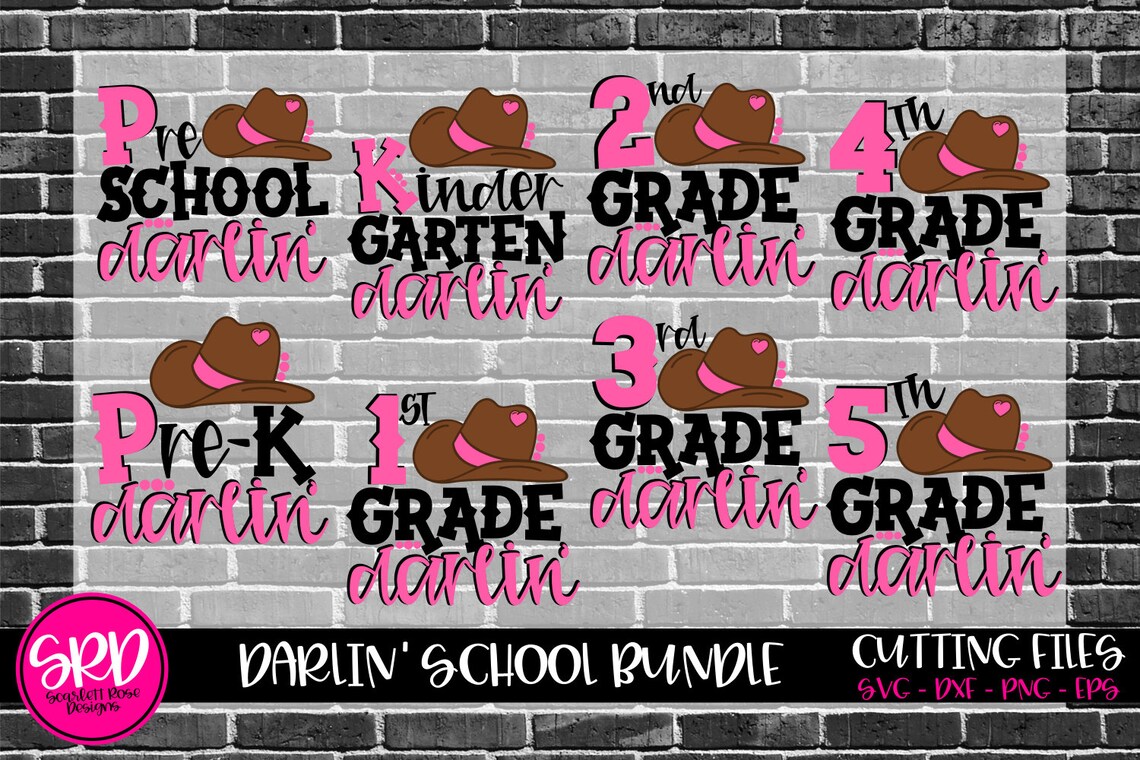 Back to School SVG Bundle Preschool Pre-k to 5th Grade 1st | Etsy