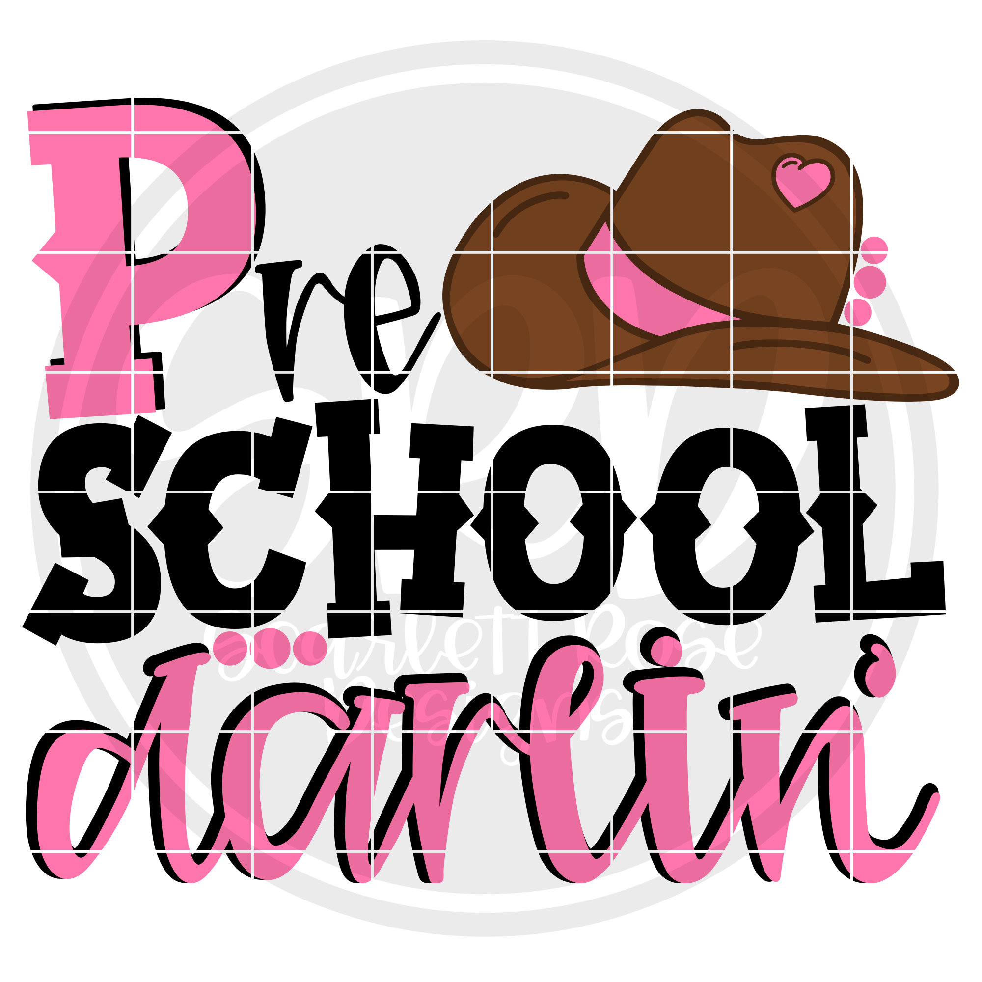 Preschool Darlin SVG Back to School Svg Svg Cut File Rodeo - Etsy