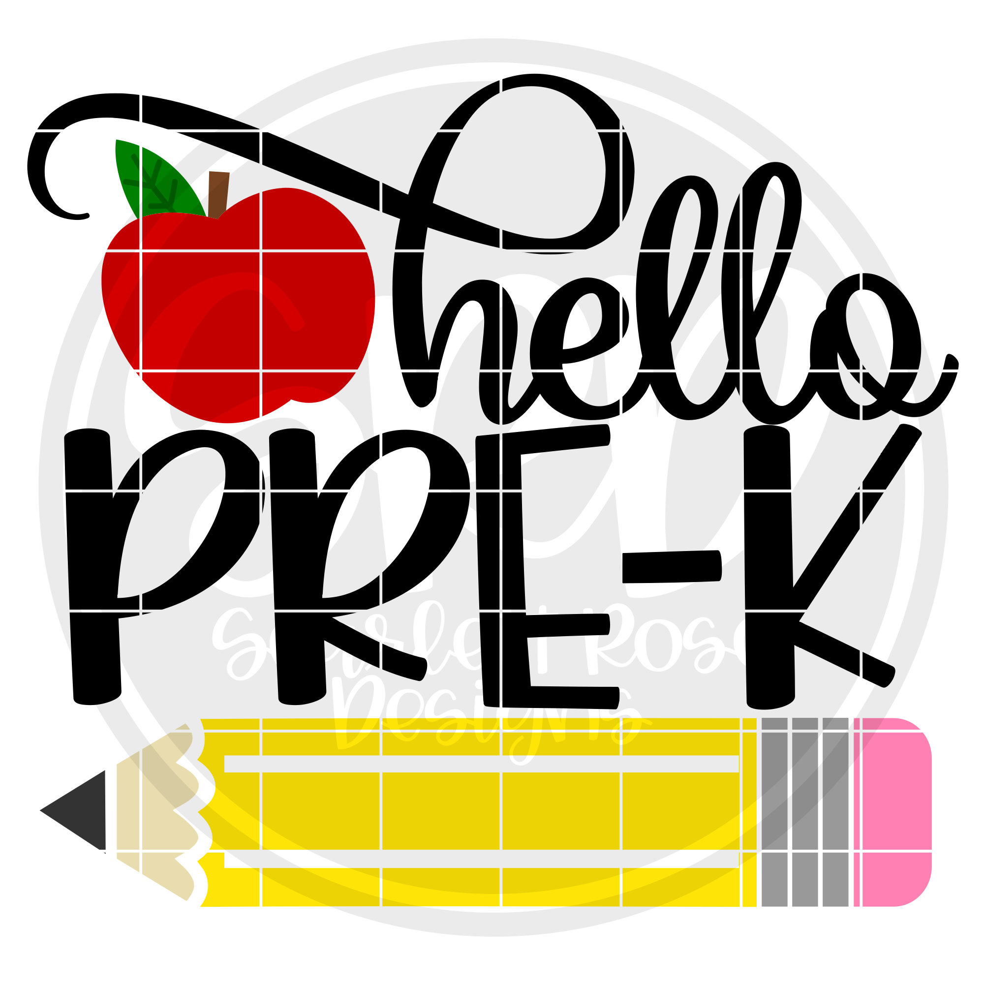 Back to School Pre-k Svg Hello Pre-k Svg School Svg - Etsy