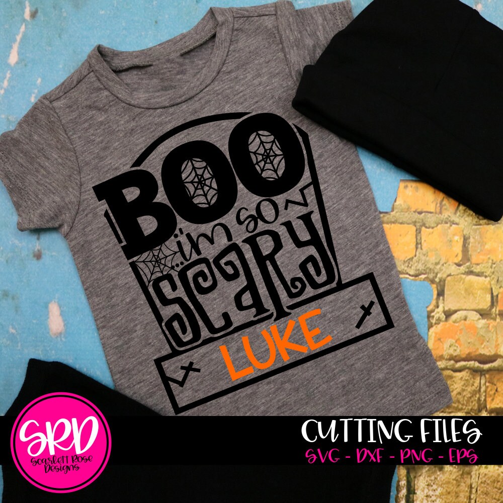 Halloween SVG Boo I'm so Scary SVG Boys Svg Boy | Etsy