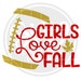 Girls Love Fall SVG, Football SVG, Football Shirt, Fall Time Svg ...