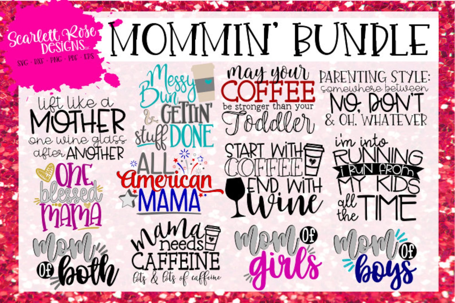Mom Svg Mom SVG Bundle Funny Mom Svg Mom Shirt Svg Mom - Etsy
