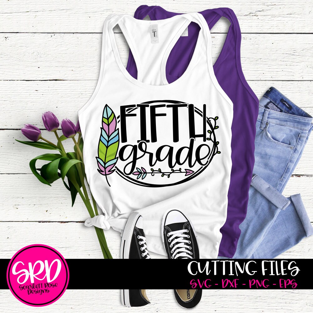 Back to School Fifth Grade Svg Hello 5th Grade SVG 5th - Etsy