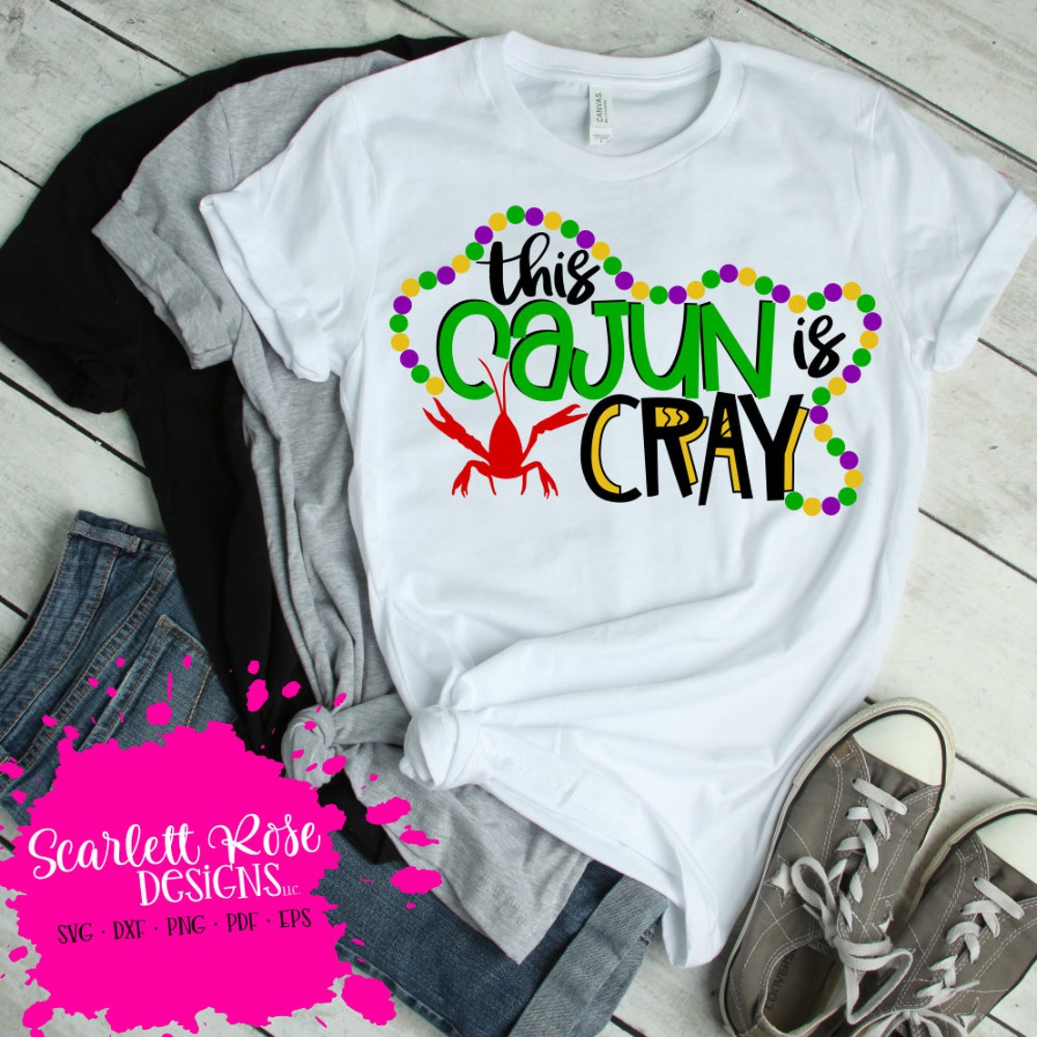 This Cajun is Cray SVG svg Mardi Gars SVG Mardi Gras Beads | Etsy