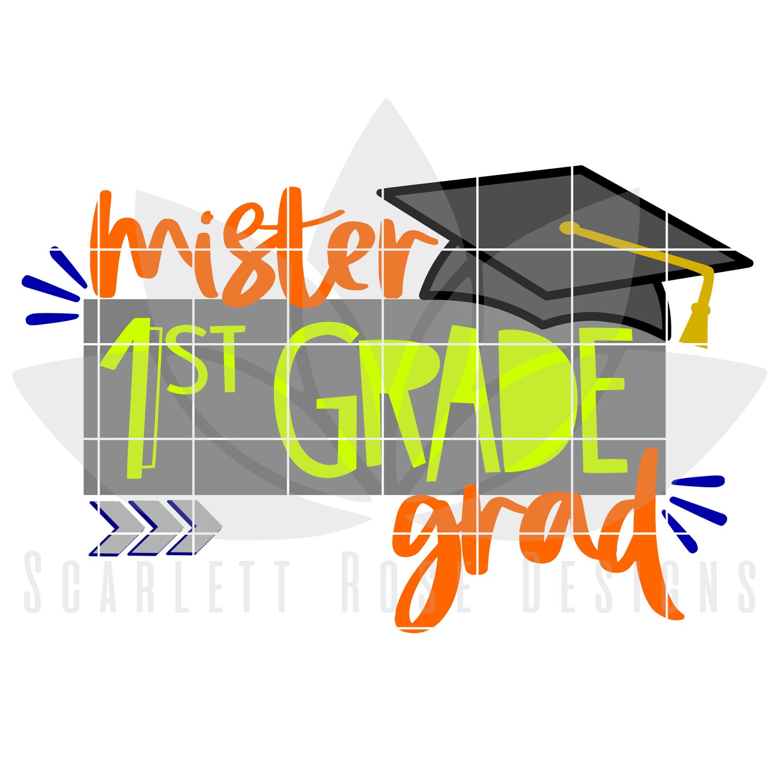 School SVG Mister First Grade Grad Svg First Grade Svg - Etsy