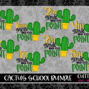 Back to School, SVG Bundle Preschool Pre-k to 5th Grade, 1st Grade is ...