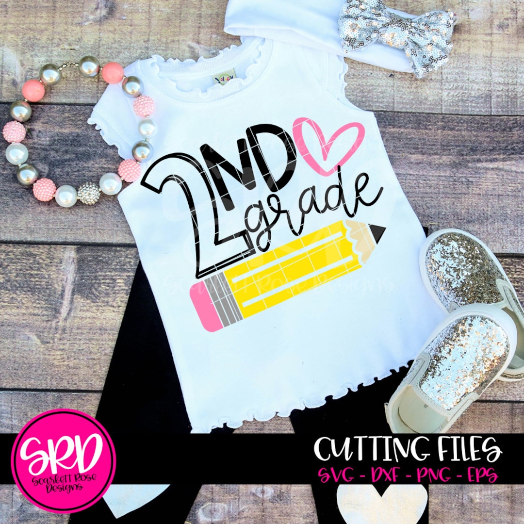 Back to School, Second Grade Svg, Hello 2nd Grade SVG, School Svg ...