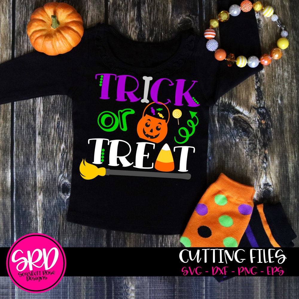 Halloween SVG Trick or Treat SVG Halloween Candy SVG | Etsy