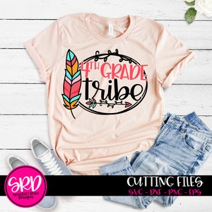 Back to School, 4th Grade Tribe SVG, Fourth Grade Svg, School Svg ...