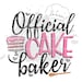 Official Cake Baker SVG, Baker, Cut File, Cake Svg, Digital File ...