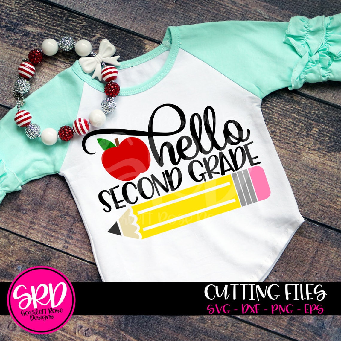 Back to School 2nd Grade Svg Hello Second Grade School Svg - Etsy