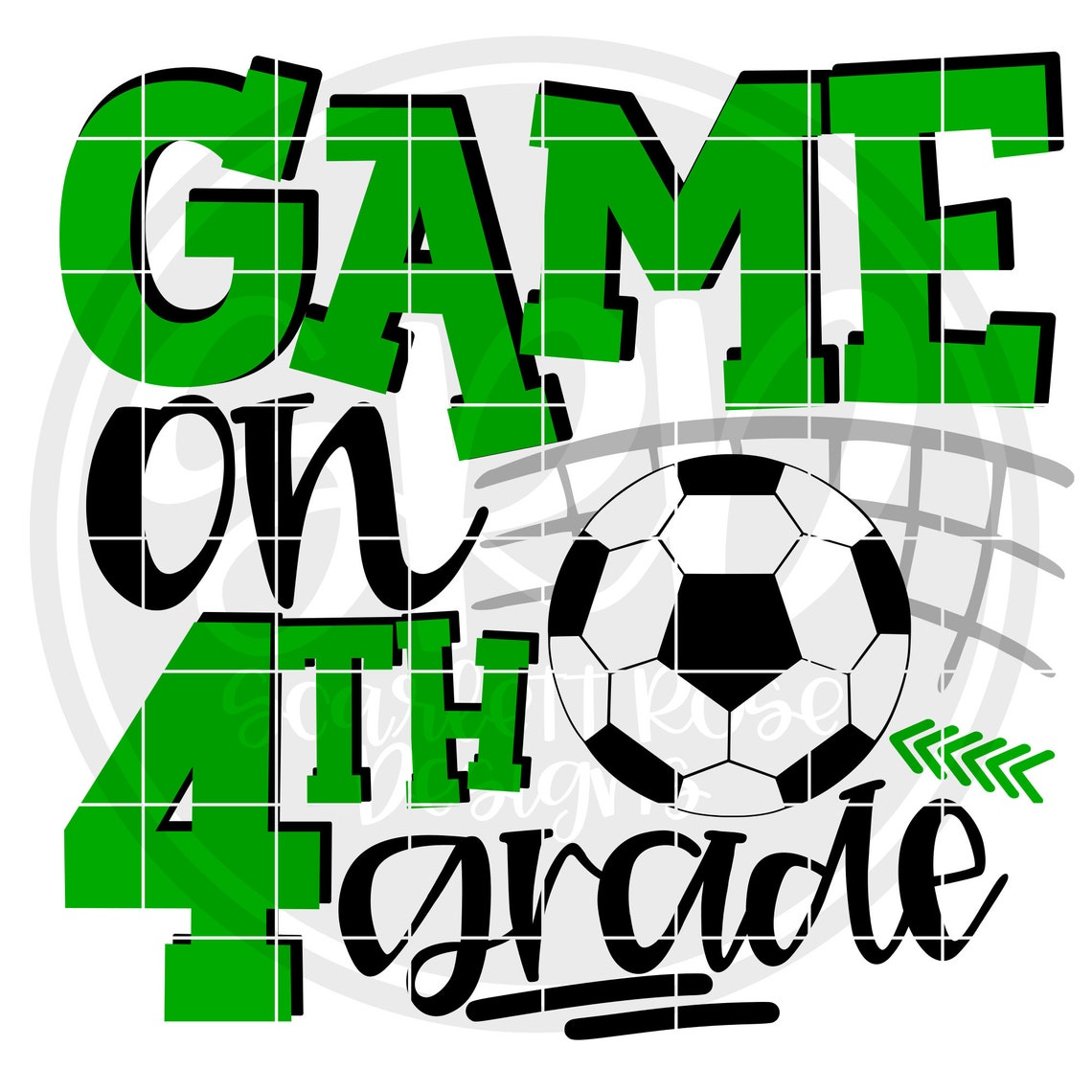 Game on 4th Grade SVG, SVG Cut File, Fourth Grade Svg, Back to School ...