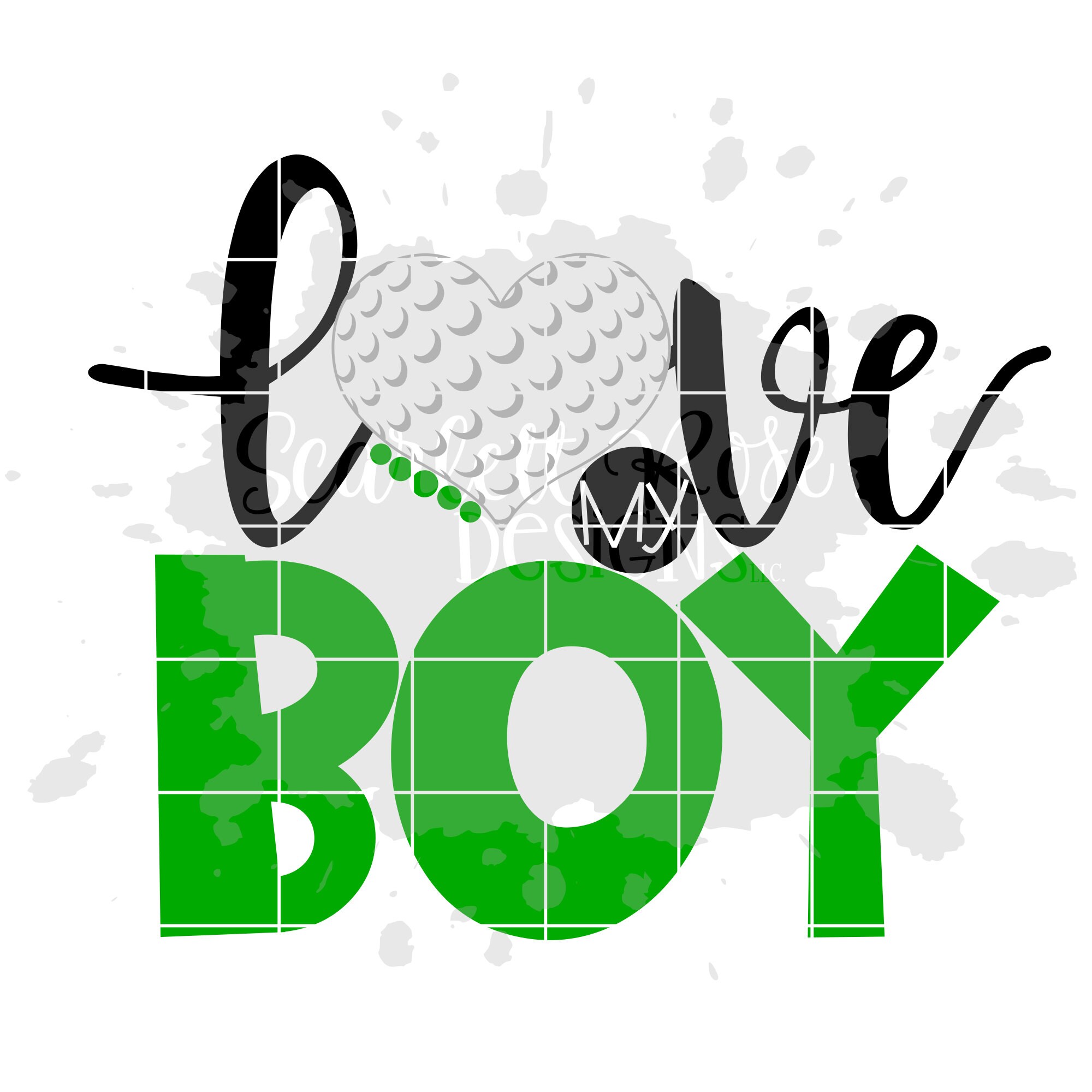Golf Svg Golf Mom Svg Love My Boy SVG Golf Ball Svg Tee - Etsy