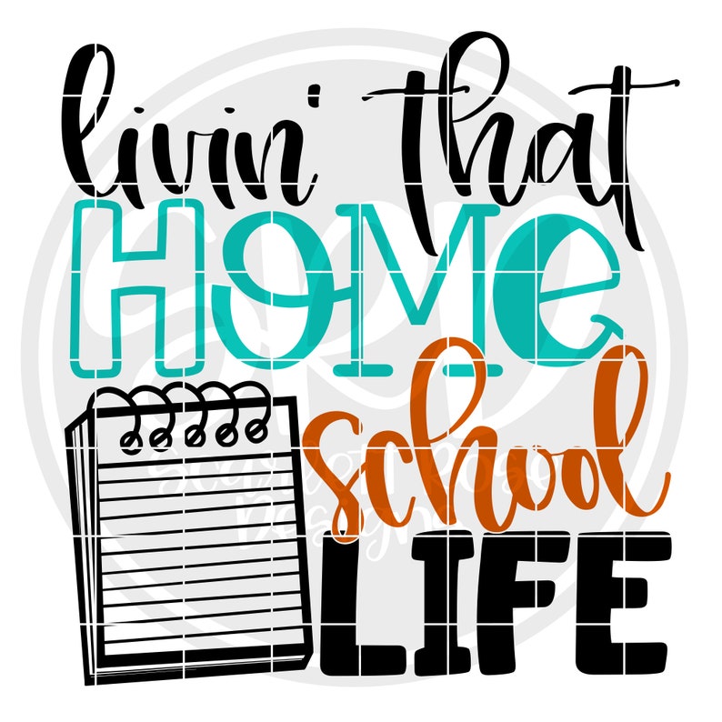 School SVG Homeschool SVG Living That Homeschool Life SVG - Etsy