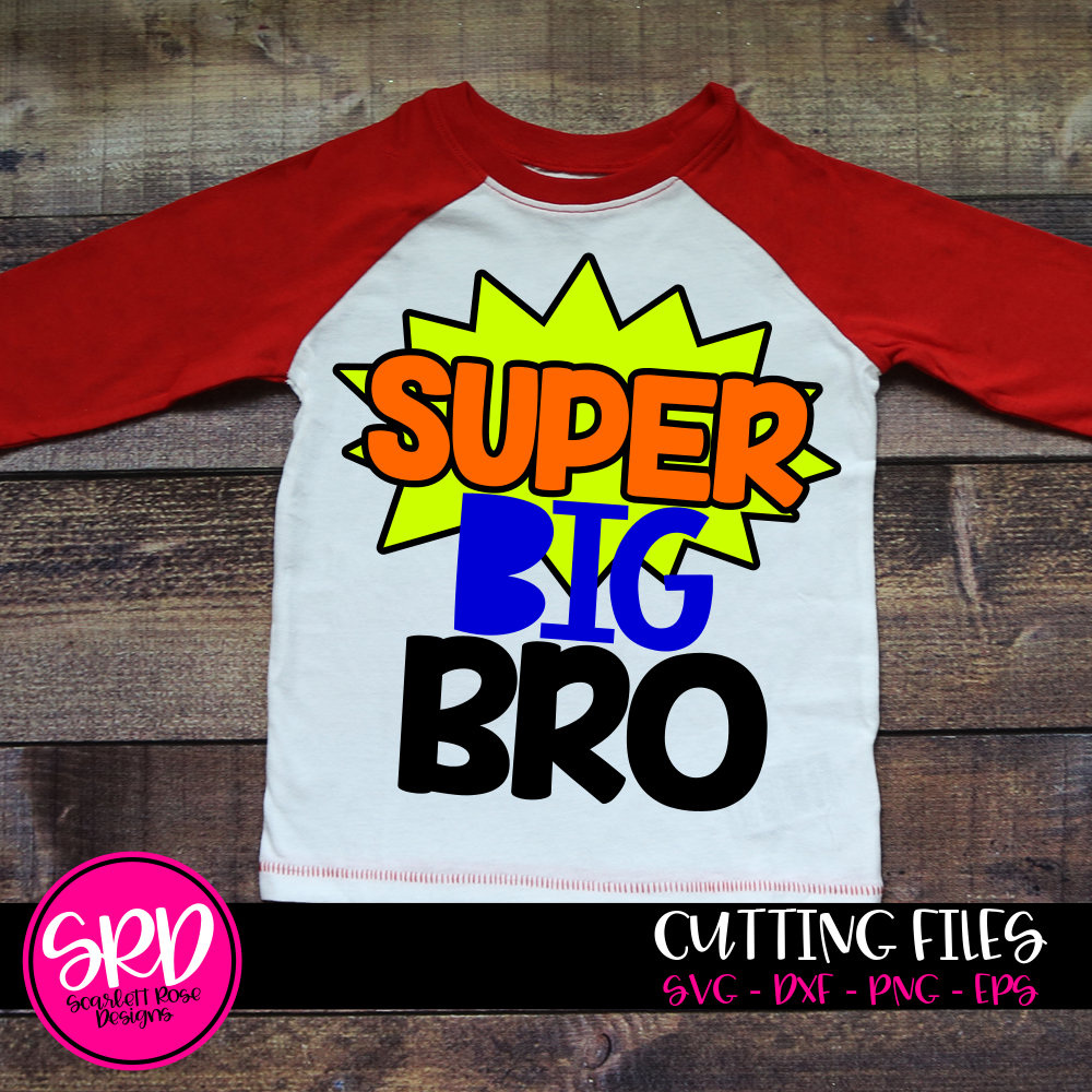 Big Brother SVG Super Big Bro SVG Super Hero svg cut file | Etsy