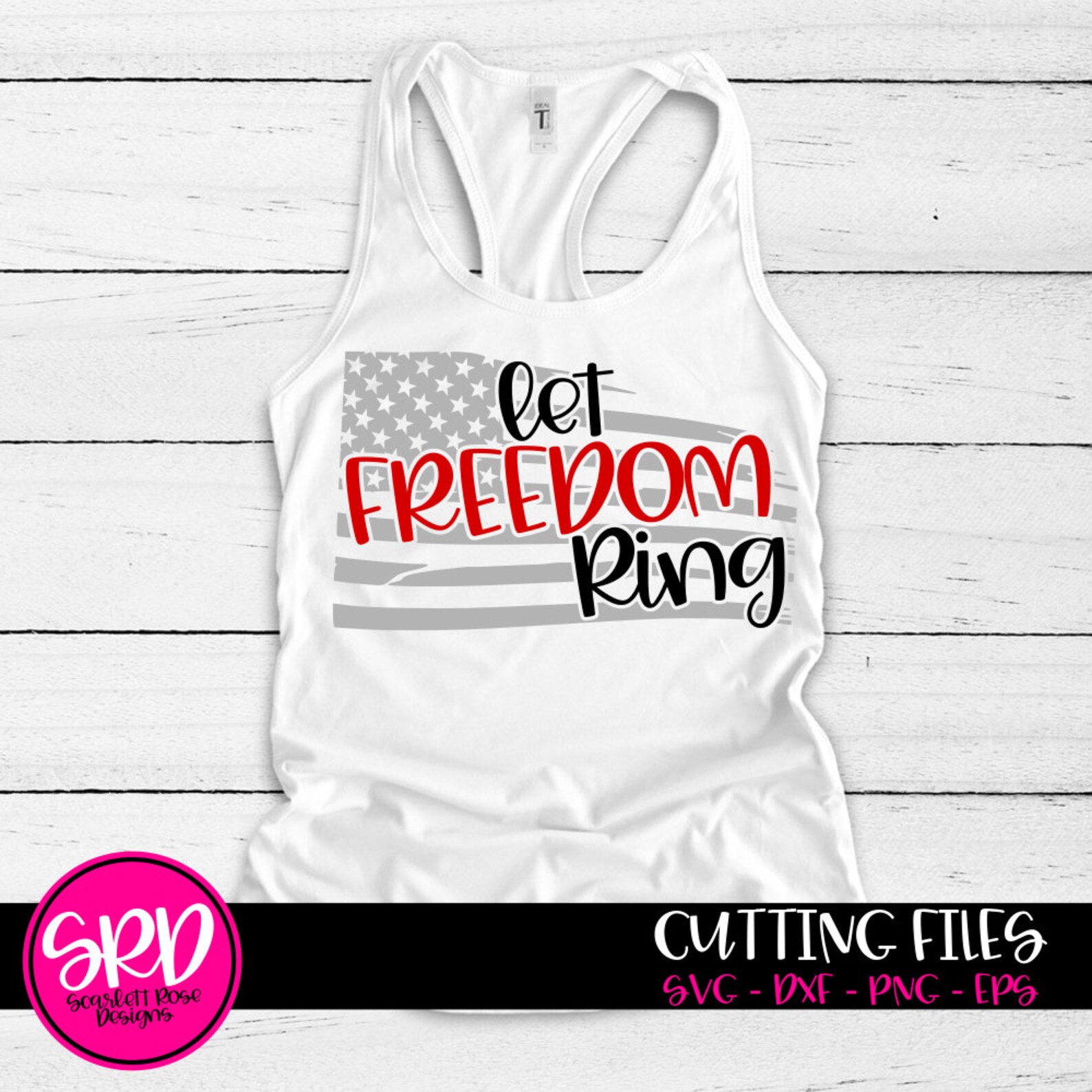 Let Freedom Ring SVG SVG Cut File American Flag Svg - Etsy