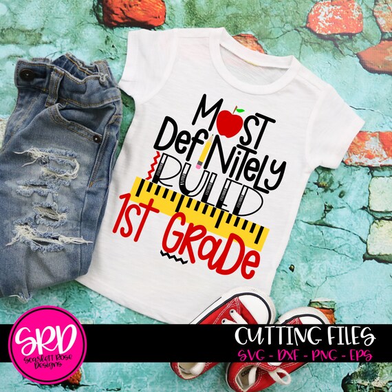 Last Day School SVG First Grade Svg 1st Grade SVG Most | Etsy