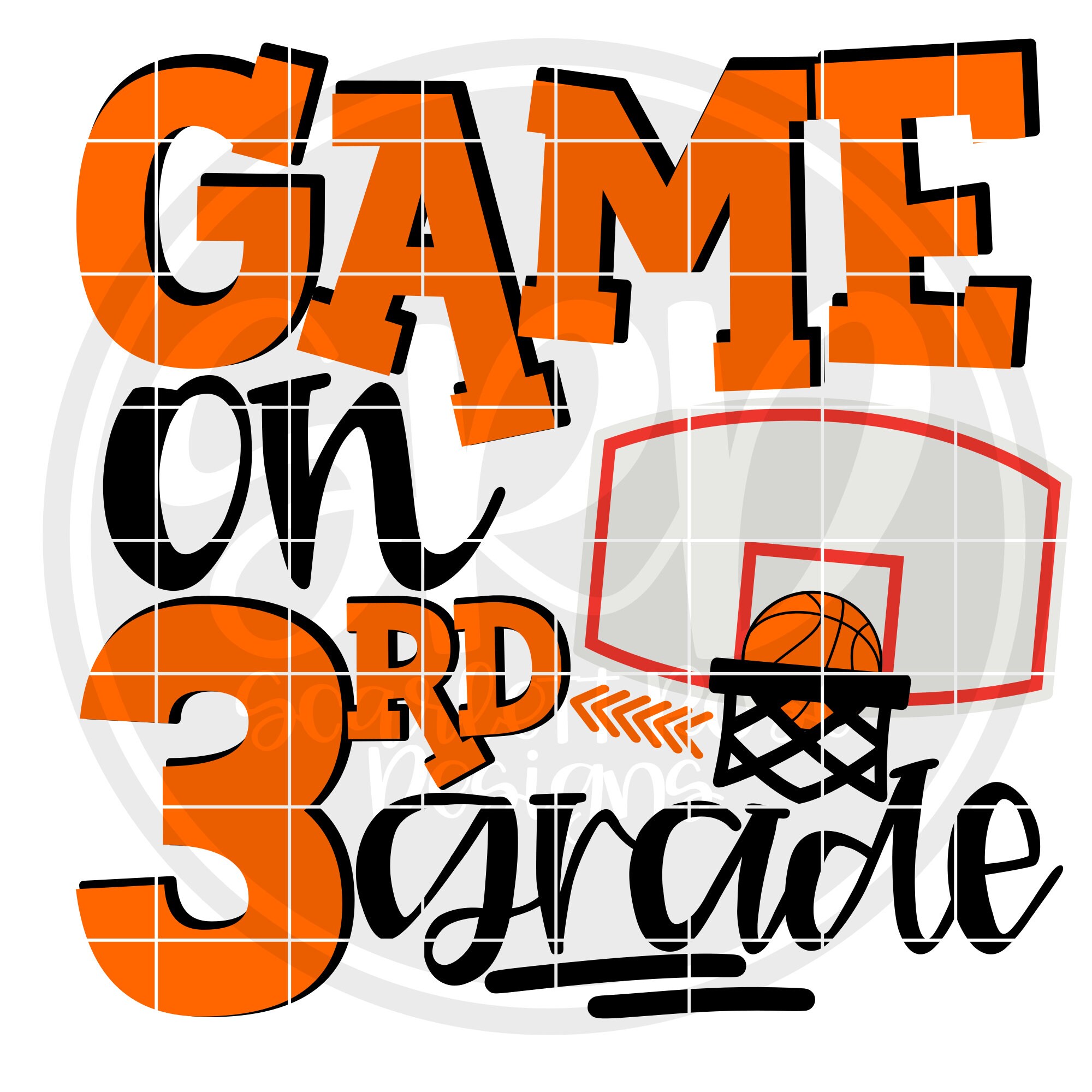 Game on 3rd Grade SVG SVG Cut File Third Grade Svg Back to - Etsy