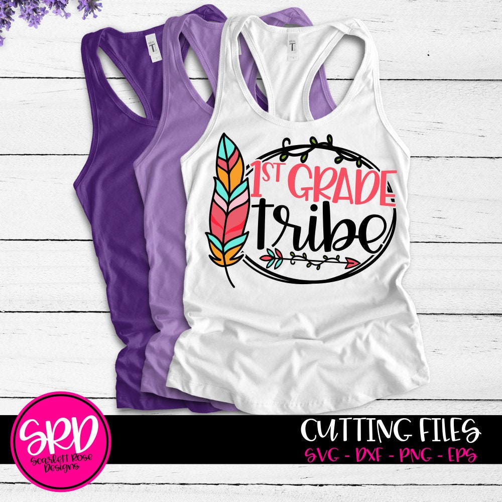Back to School 1st Grade Tribe SVG First Grade Svg School | Etsy