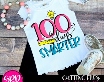 100 Days of School Svg, This is What 100 Days Smarter Looks Like Svg ...