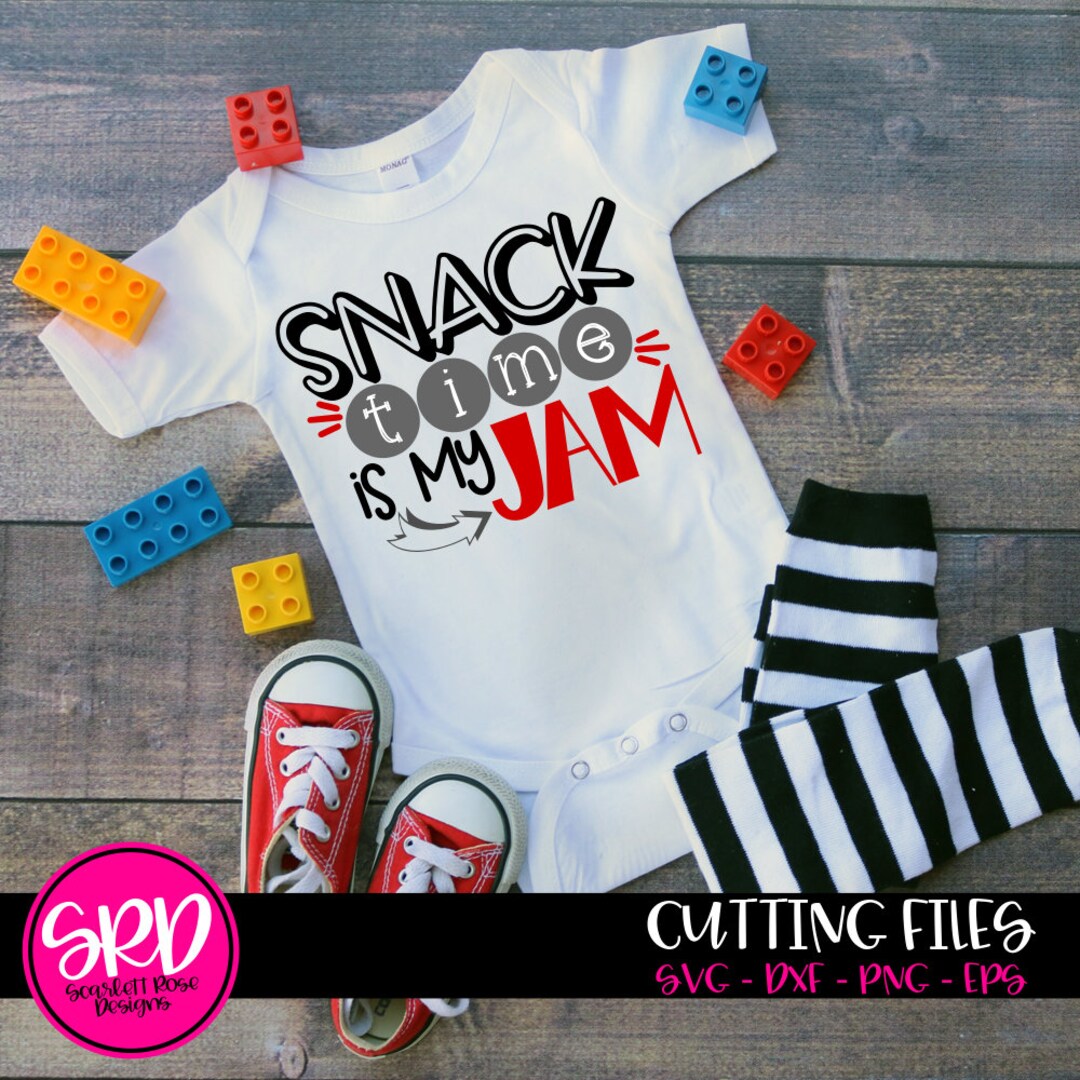 Snack Time is My Jam SVG, Snack Time Svg, Snacks Svg, Svg Cut File ...
