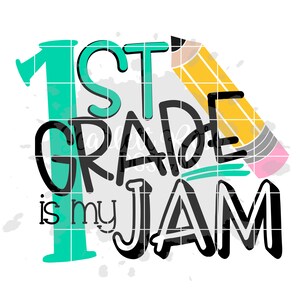 First Grade SVG, Back to School, School Cut File, School Shirt, Svg ...