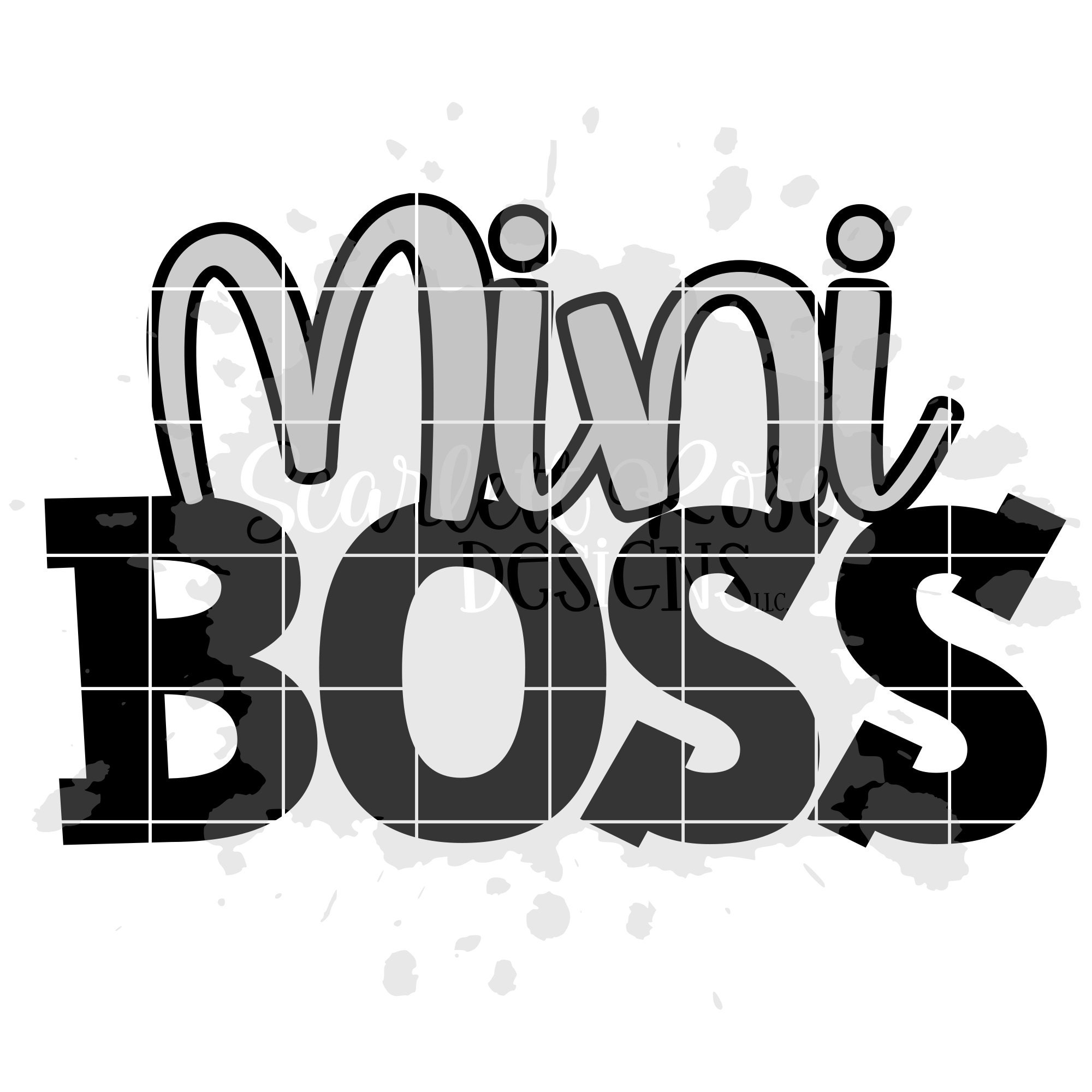 Mini Boss SVG Svg Cut File Funny Mom Svg Funny Toddler Girl - Etsy