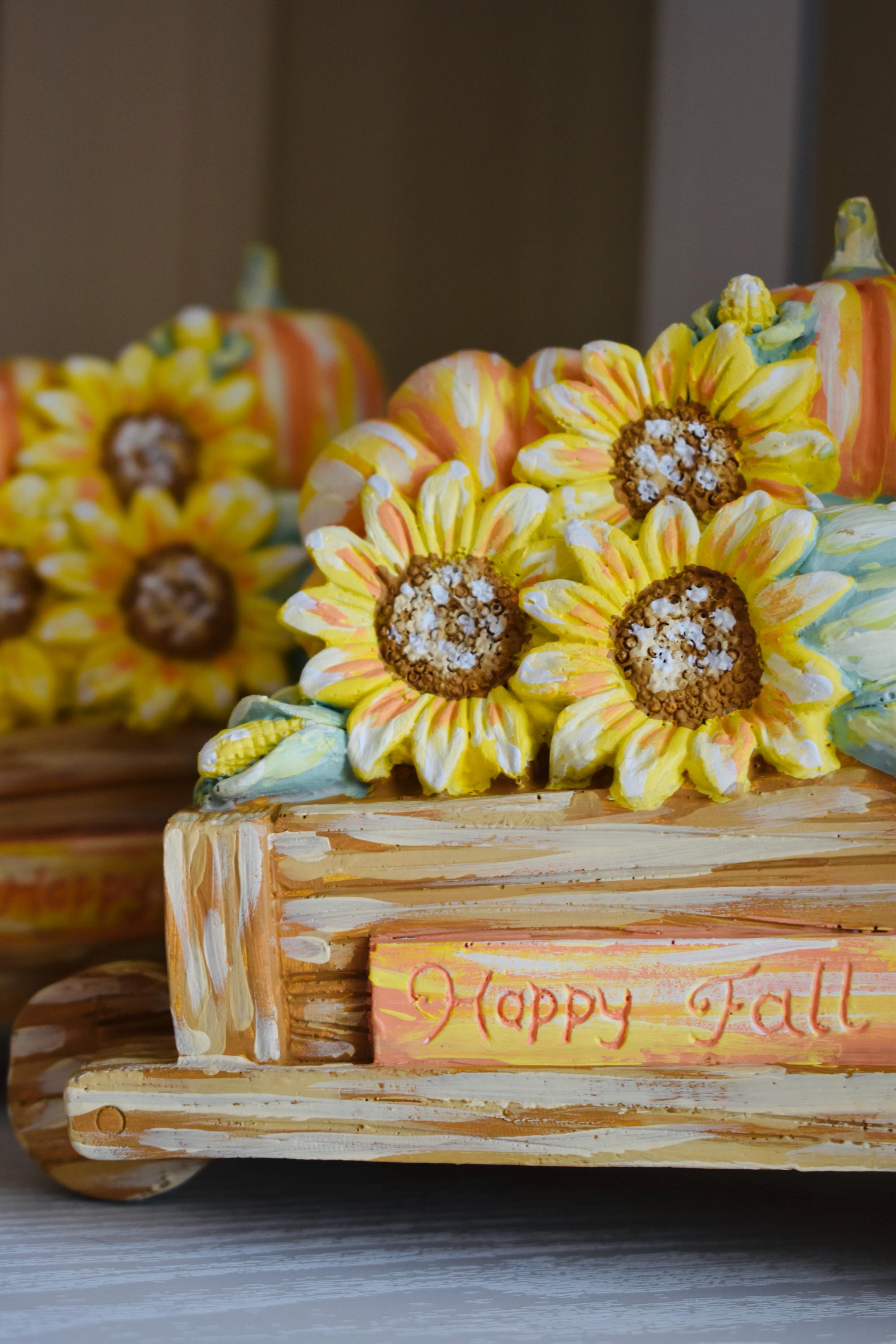 It’s Almost Fall Y’all! — Handpainted Acrylic Fall Ceramic Piece - Etsy