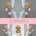 Guardian Angel Curtain tieback crochet PATTERN right or | Etsy