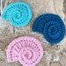 Seashell Applique Crochet Pattern Sea Shell Appliques Seashell ...