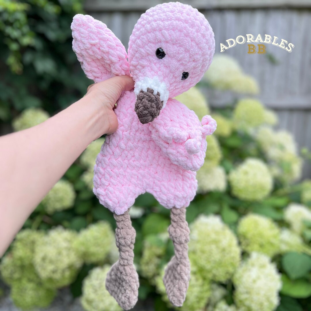 No-sew Dodo Flamingo Snuggler Crochet PATTERN || Flamingo Amigurumi ...