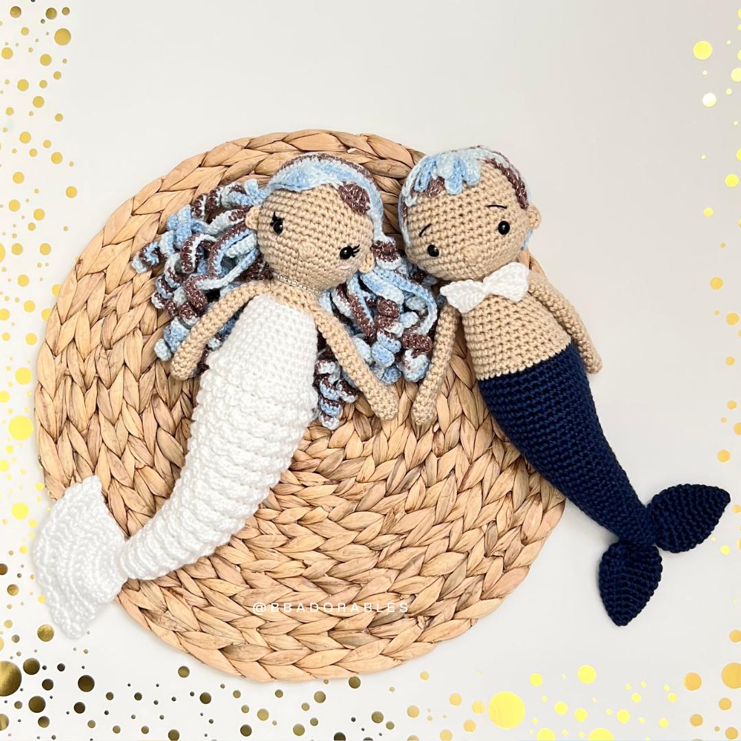Ray - the Groom Merman Crochet Pattern, PDF PATTERN - by Bbadorables - Etsy