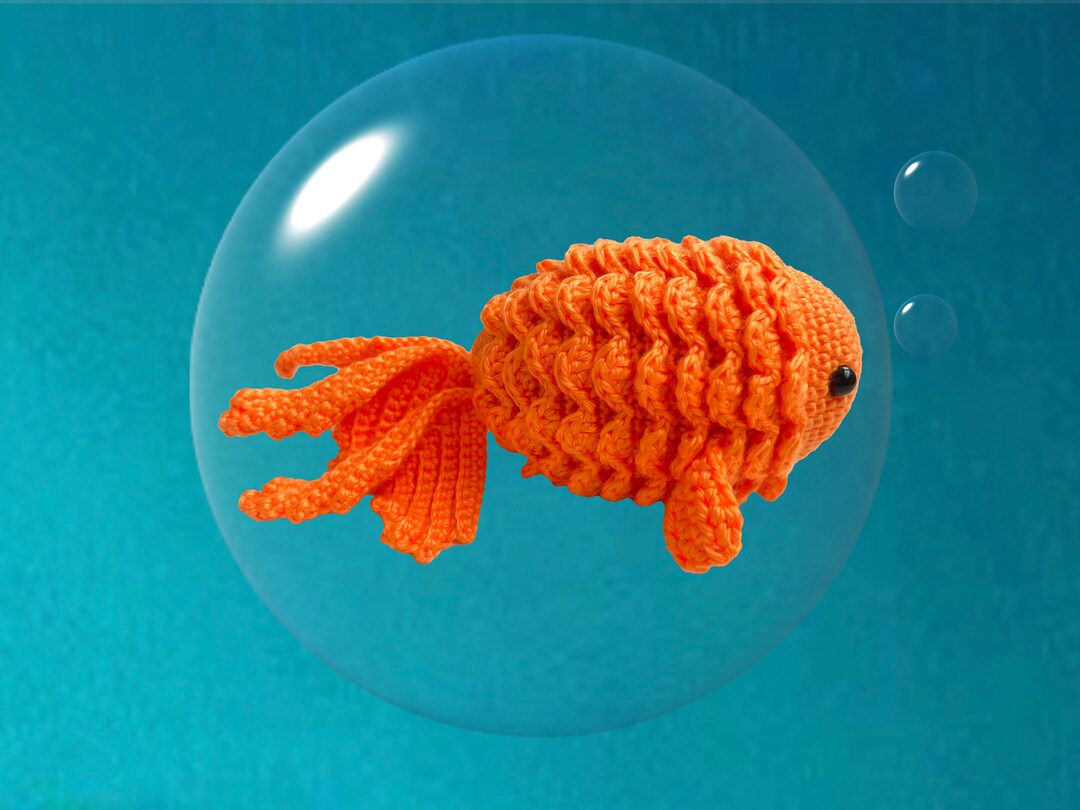Goldfish Crochet Pattern, PDF PATTERN - by Bbadorables - Etsy