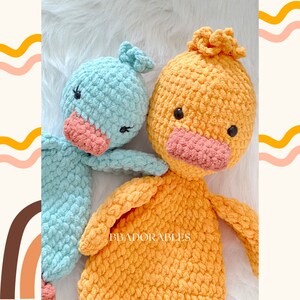 No-sew Ducky&dudley Ducks Snugglers Bundle Crochet PATTERN || Duck ...