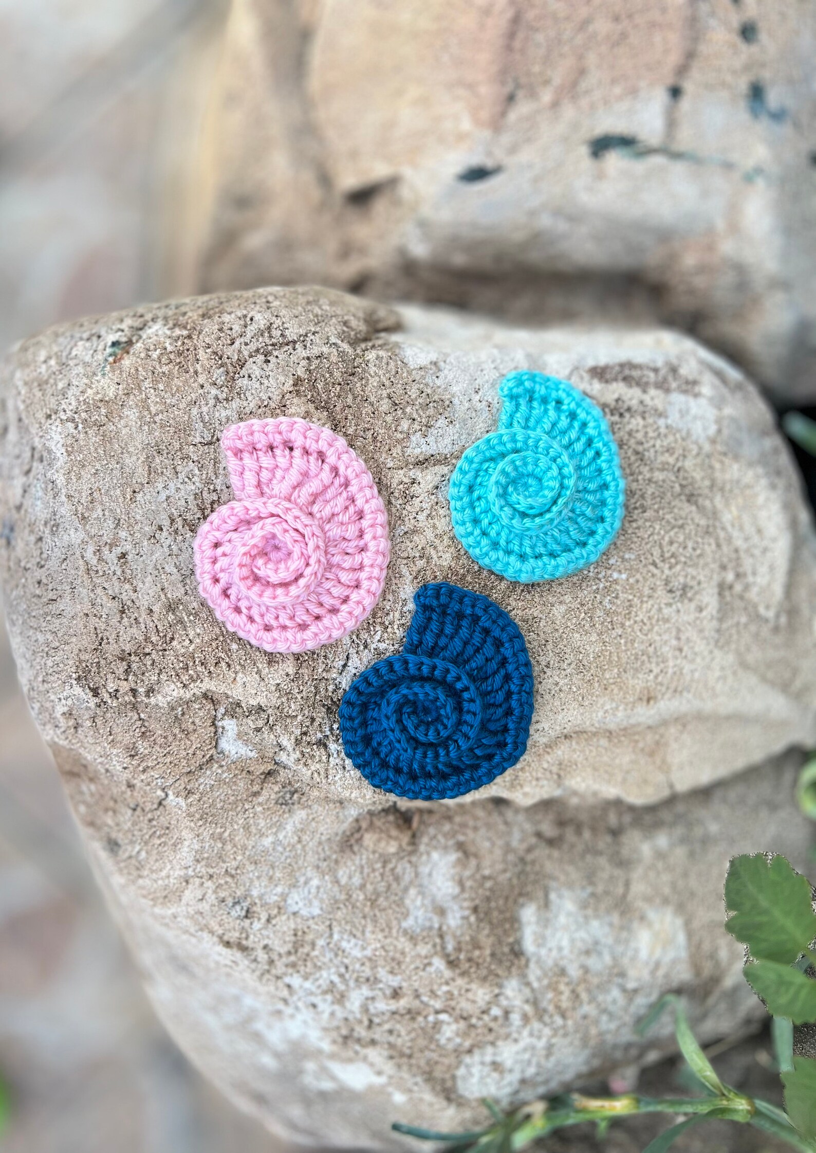 Seashell Applique Crochet Pattern Sea Shell Appliques - Etsy