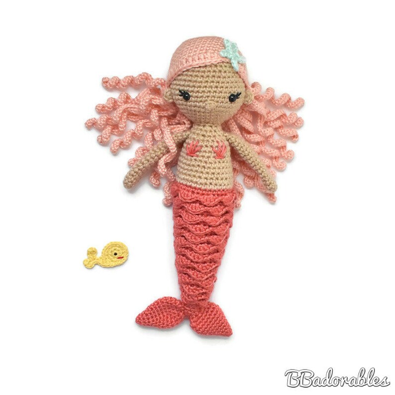 Estela Mermaid Crochet Pattern PDF PATTERN by Bbadorables | Etsy UK