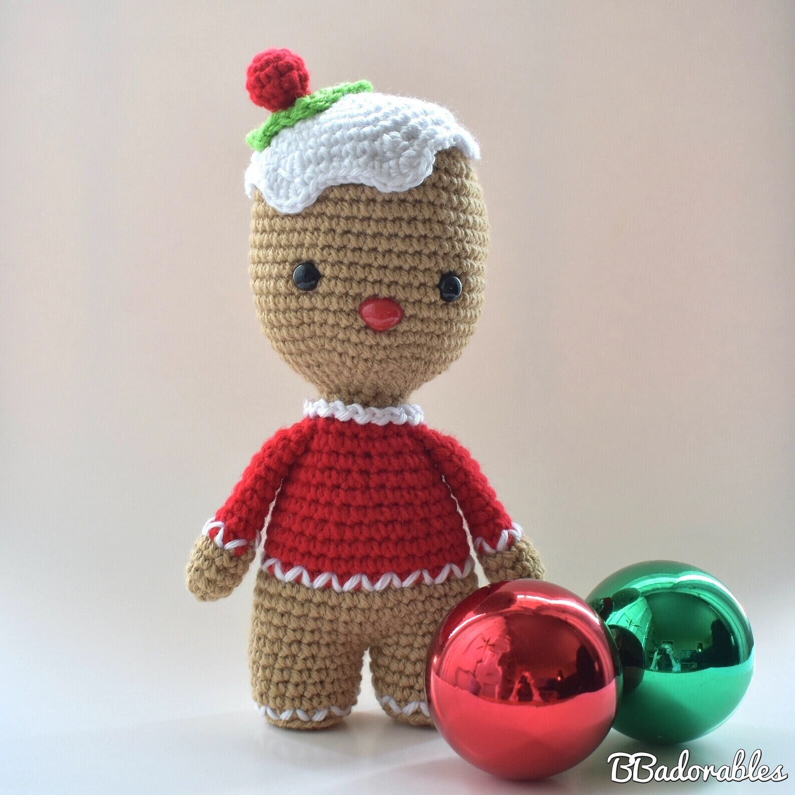 Gingerbread Doll Crochet Pattern PDF PATTERN Instant - Etsy