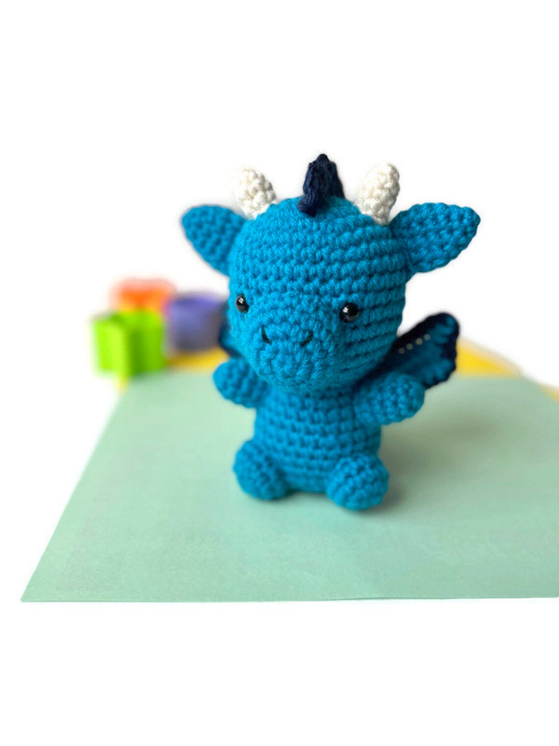 Little Dragon Crochet Pattern Amigurumi Dragon PDF PATTERN - Etsy