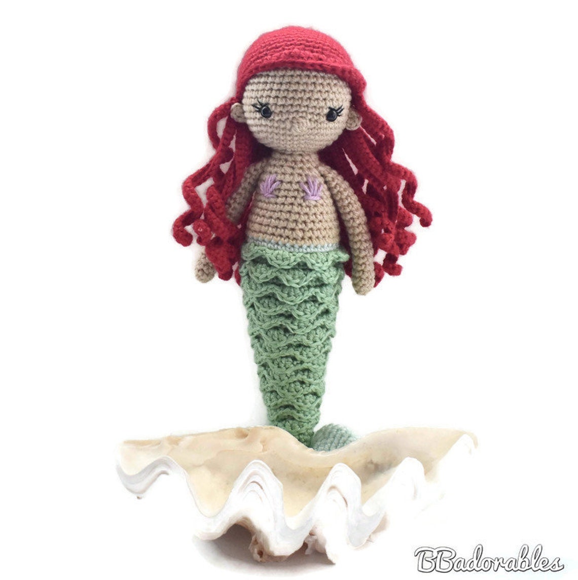 Ariel Mermaid Crochet Pattern PDF PATTERN by Bbadorables | Etsy