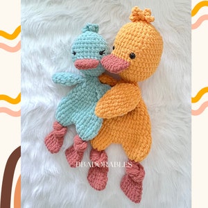 No-sew Ducky&dudley Ducks Snugglers Bundle Crochet PATTERN || Duck ...