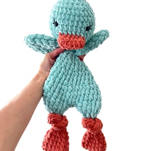 No-sew Ducky Mini Duck Snuggler Crochet PATTERN || Duck Amigurumi ...