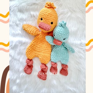 No-sew Ducky&dudley Ducks Snugglers Bundle Crochet PATTERN || Duck ...