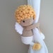 Guardian Angel - Curtain Tieback Crochet PATTERN, Right or Left Tieback ...