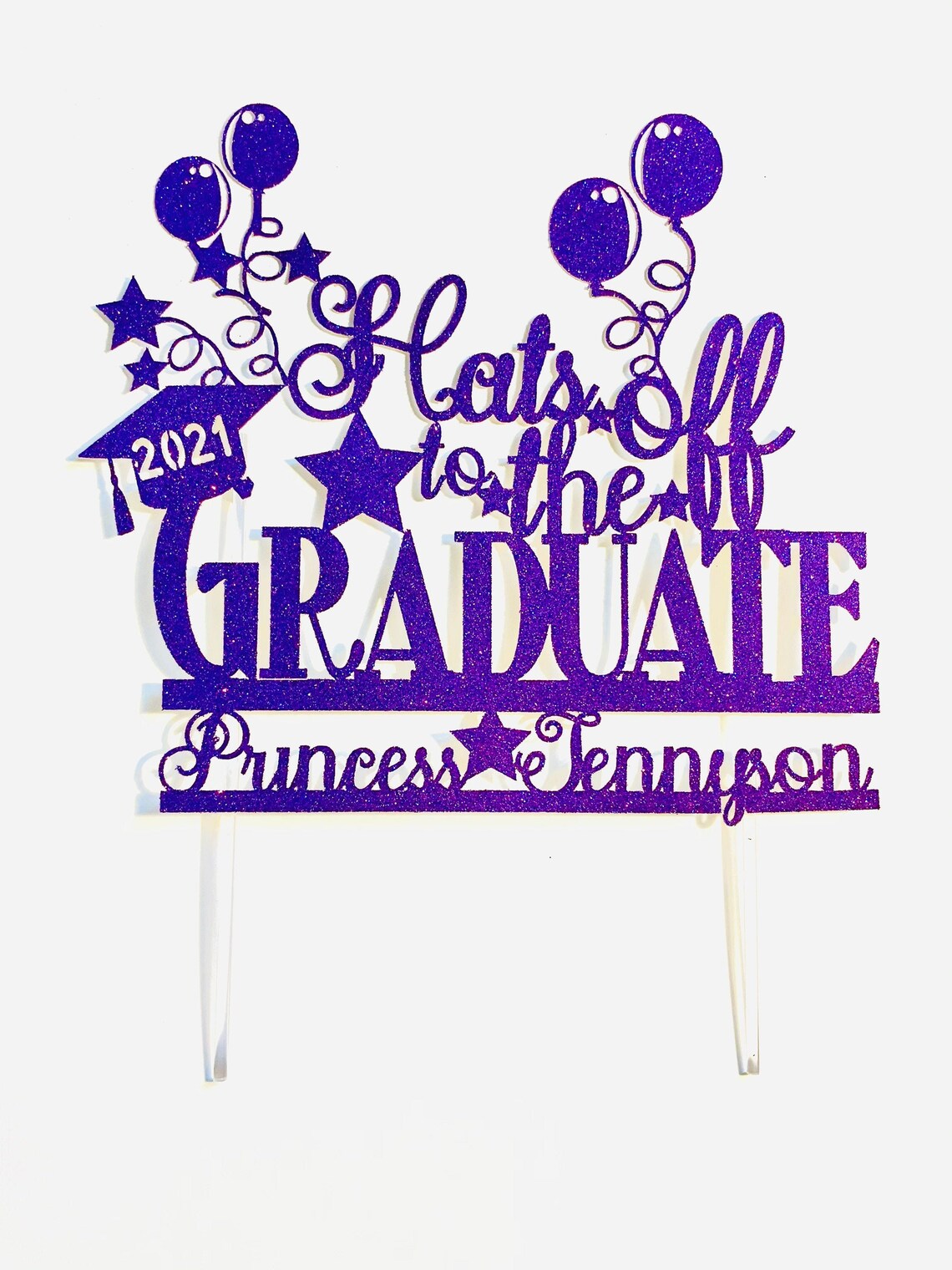 Graduation Cake Topper decoración de la fiesta de graduación | Etsy