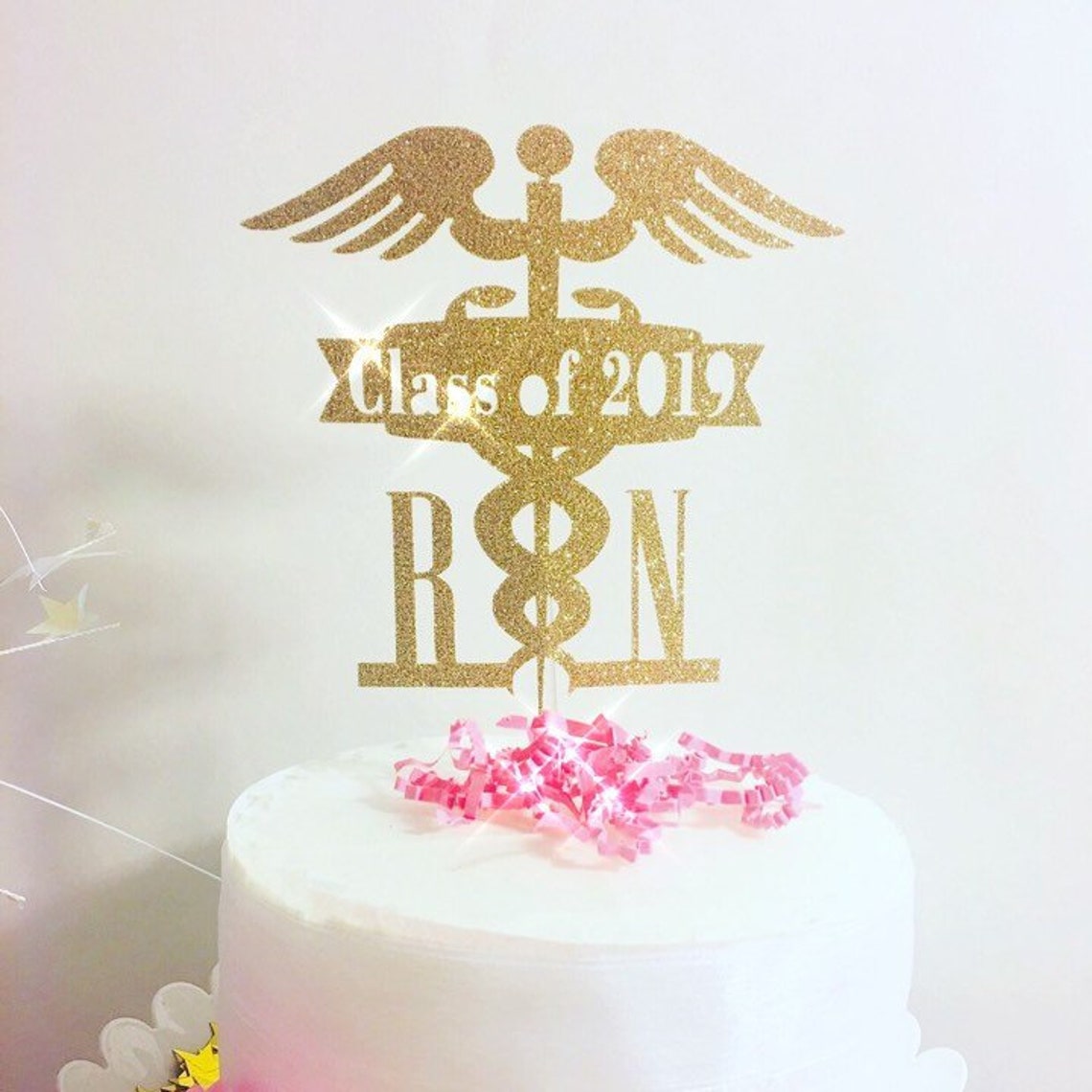 Nurse Graduation Cake Topper Nurse Practitioner Nurse Etsy