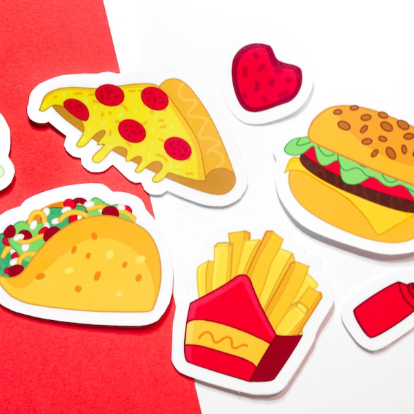 Fast Food Stickers - Etsy